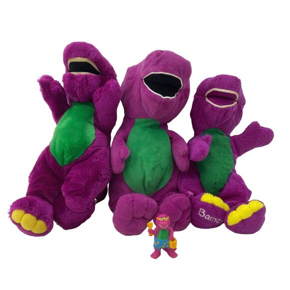 Barney & Friends | Toys | Vintage Lot Barney The Purple Dinosaur ...